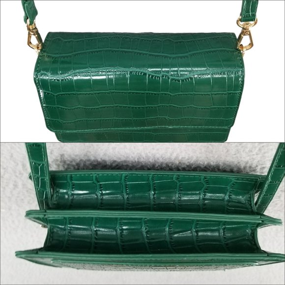 Telena | Bags | Telena Crossbody Shoulder Bag Crocodile Embossed Pu ...